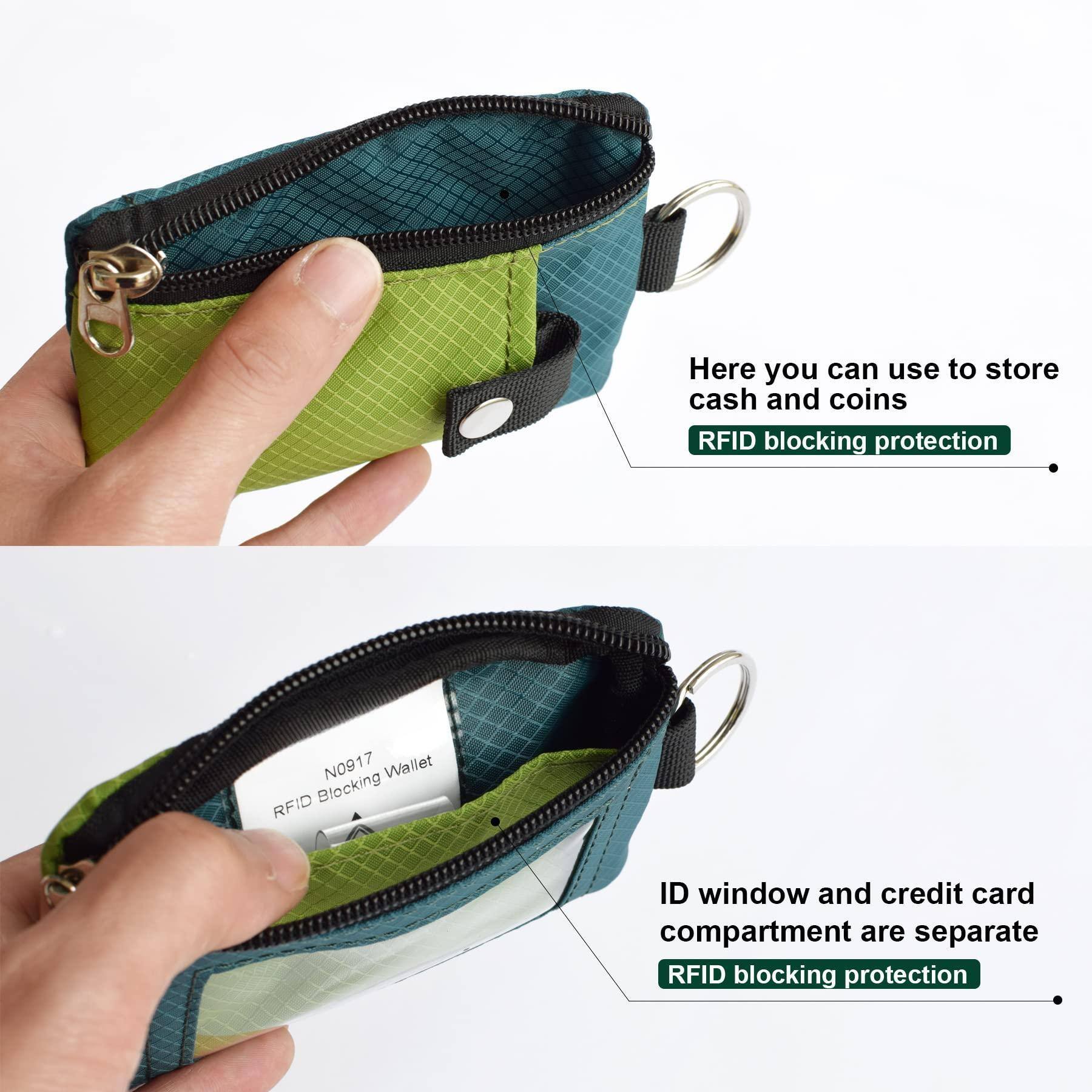 Jadie Link Minimalist Rfid Blocking Small Wallet Window Waterresistant ...