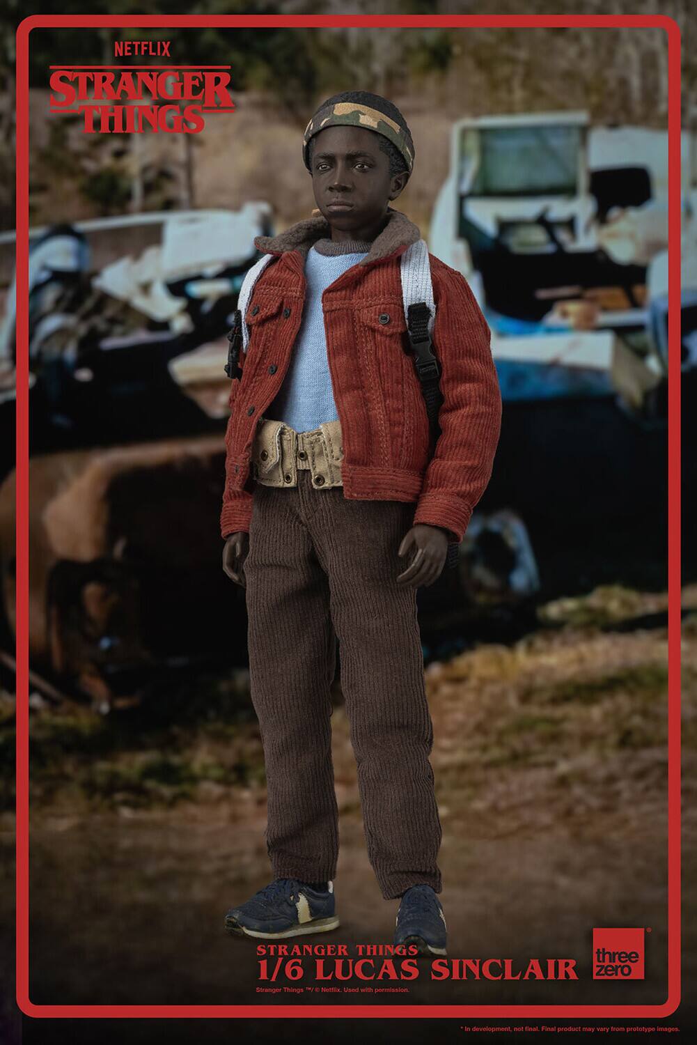 PopMarket THREEZERO Stranger Things SiXTH Lucas Sinclair Action Figure ...
