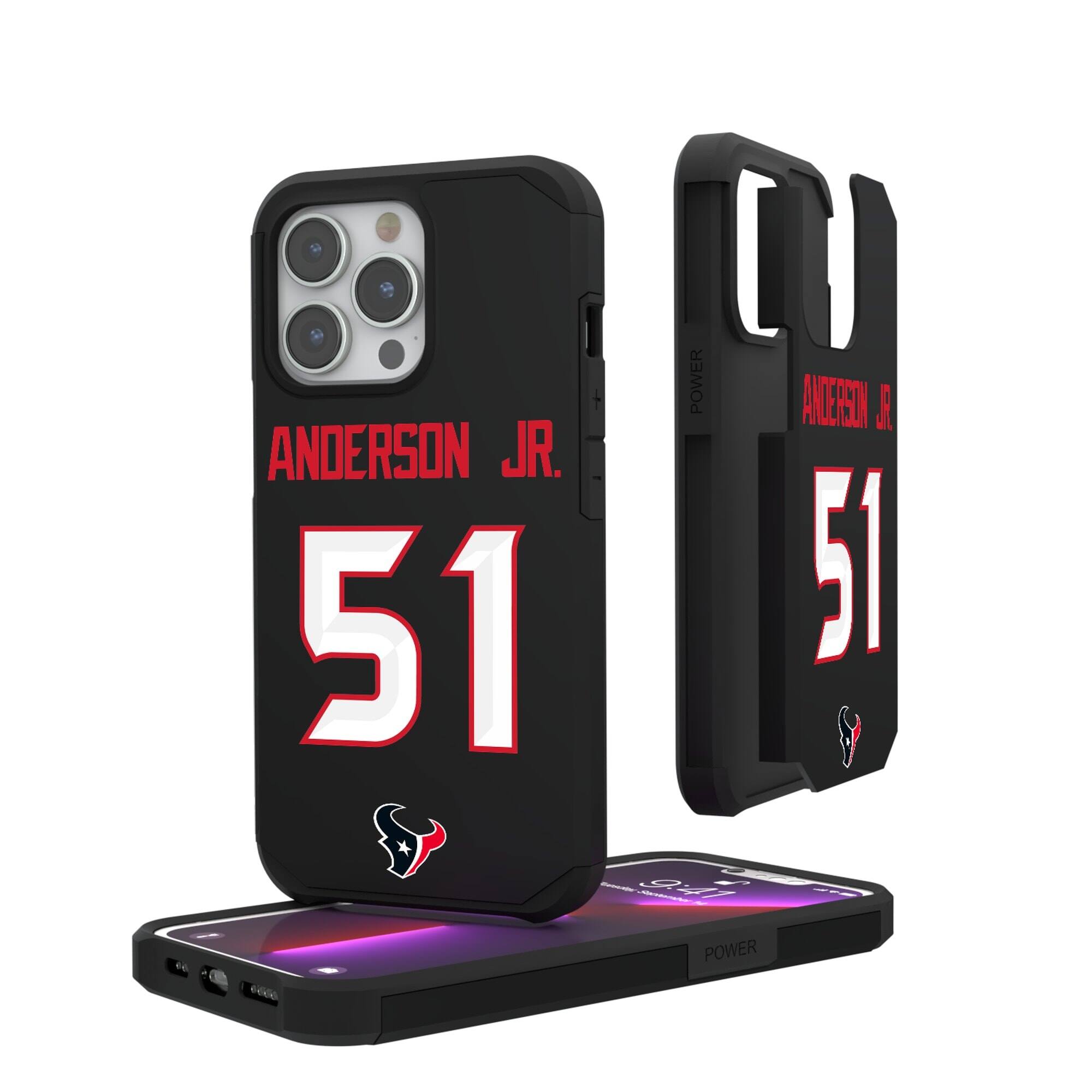 Keyscaper NFL Houston Texans Will Anderson Jr. iPhone Rugged Case 16 ...