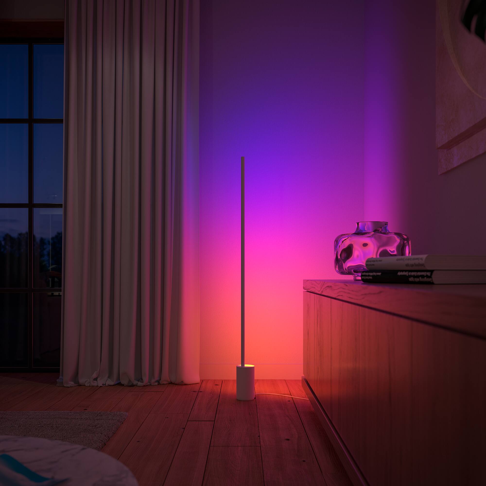 Customer Reviews: Philips Hue Gradient Signe Bluetooth Floor Lamp White ...