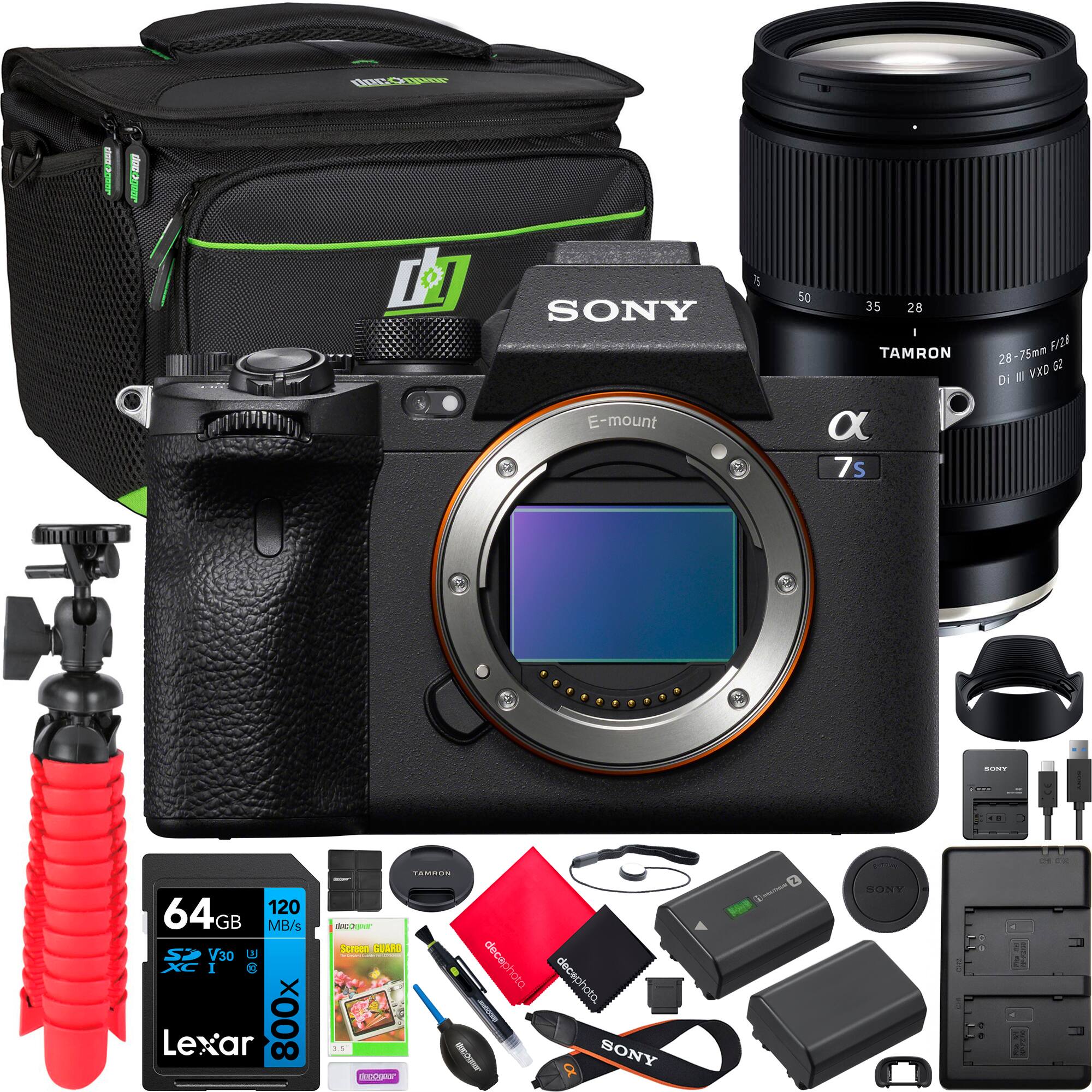 Sony a7S III Mirrorless Full Frame Camera Kit + Tamron 28 75mm F2.8 G2 Lens Bundle ILCE7SM3/B ...