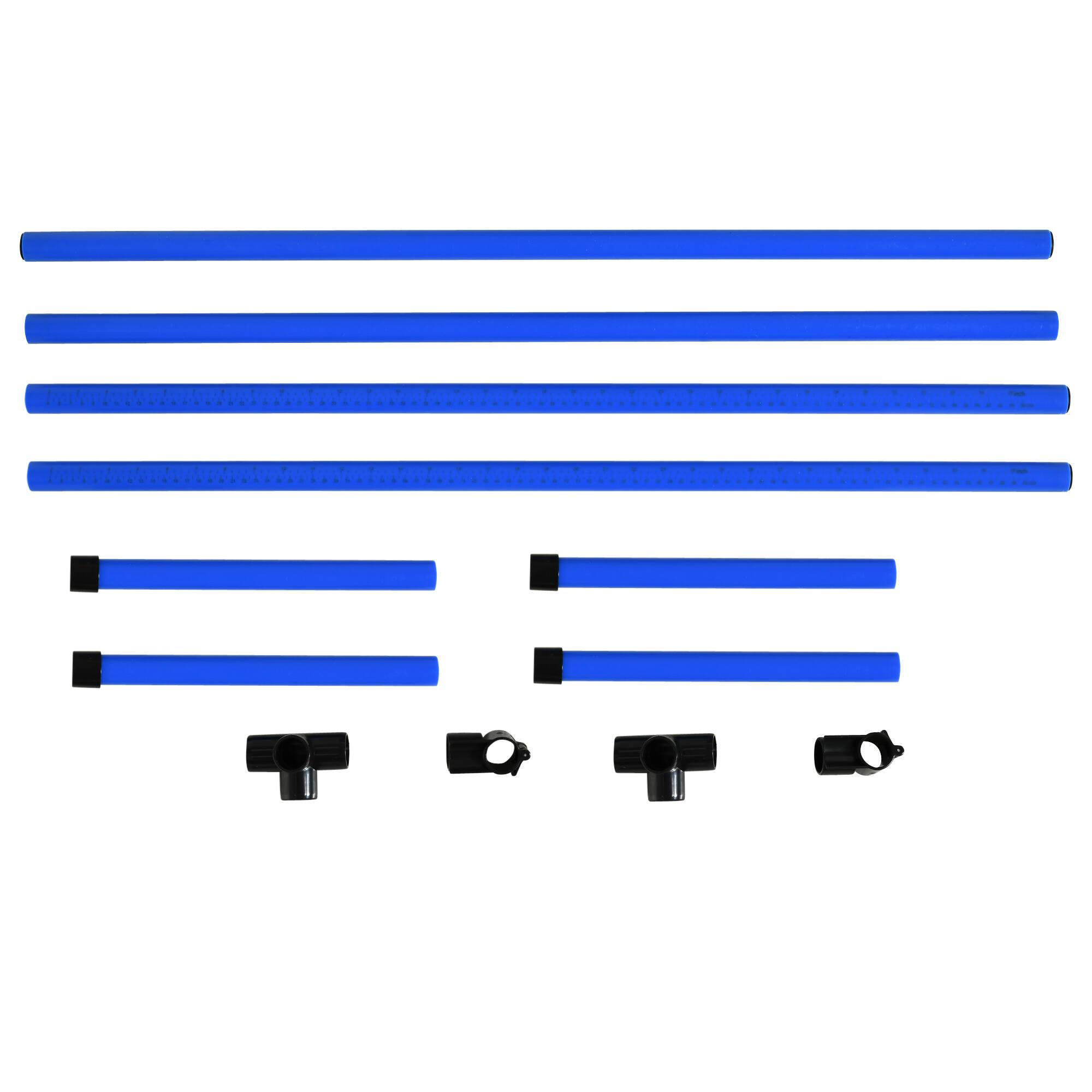 TinyHomie PawHut 4 Piece Dog Agility Training Equipment Adjustable Jump ...