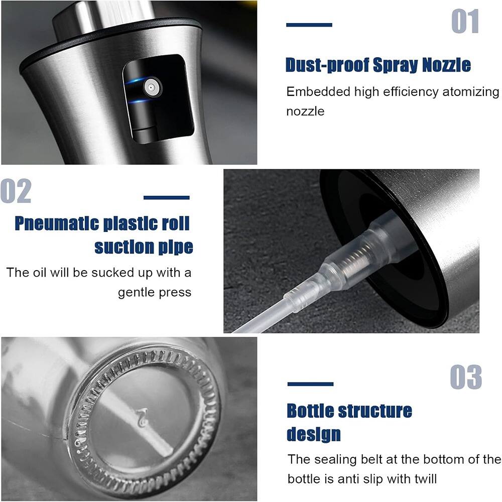 Schertz 200ml Olive Oil Mist Sprayer – For Cooking, Baking & Air Fryer ...