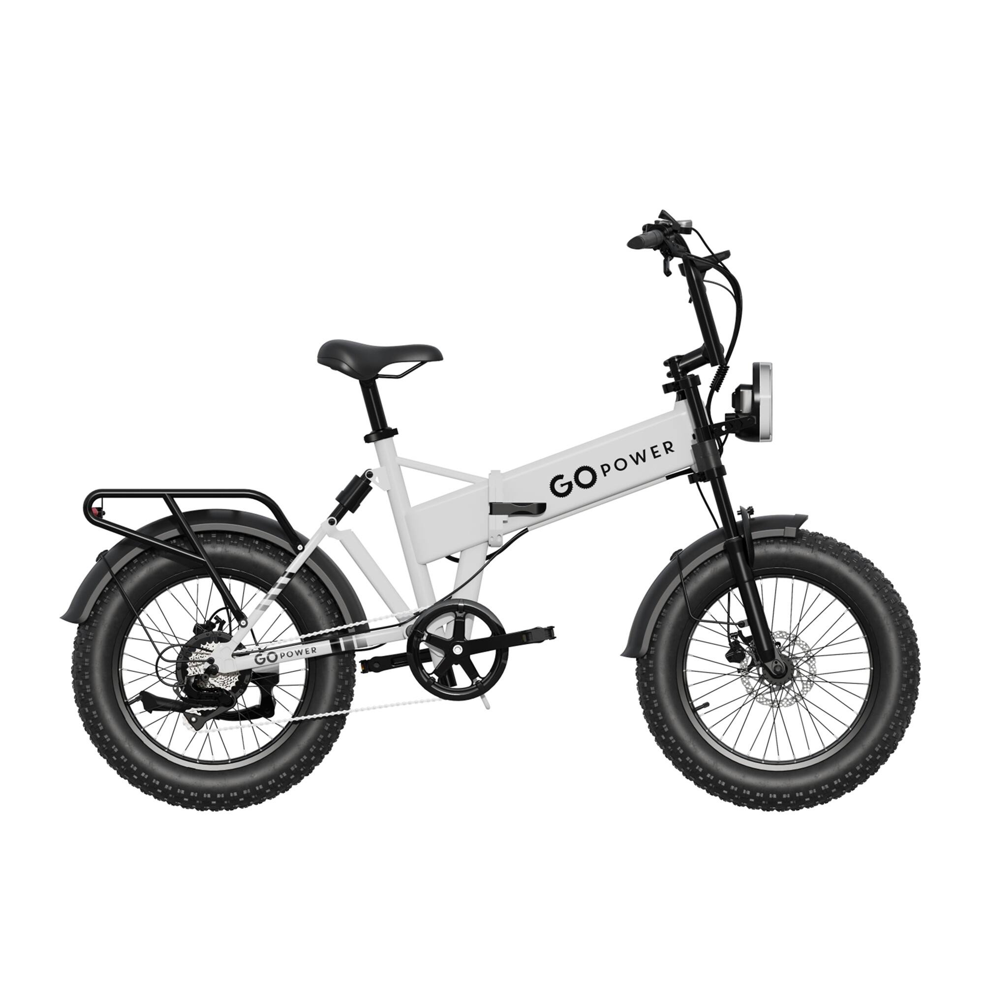 GoPowerBike GoExplore Foldable Electric Bike White BW1WHT - Best Buy