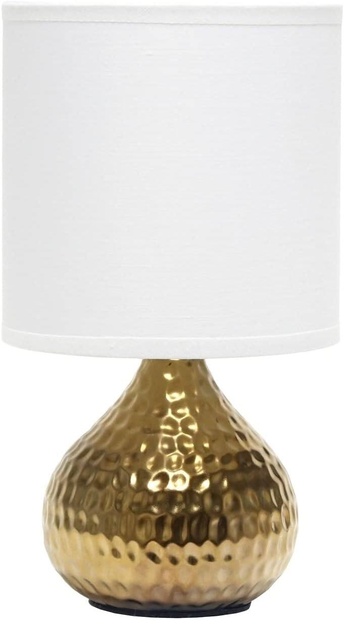 Stamp n Camp Simple Designs LT2073 GDB Hammered Texture Drip Table Lamp ...