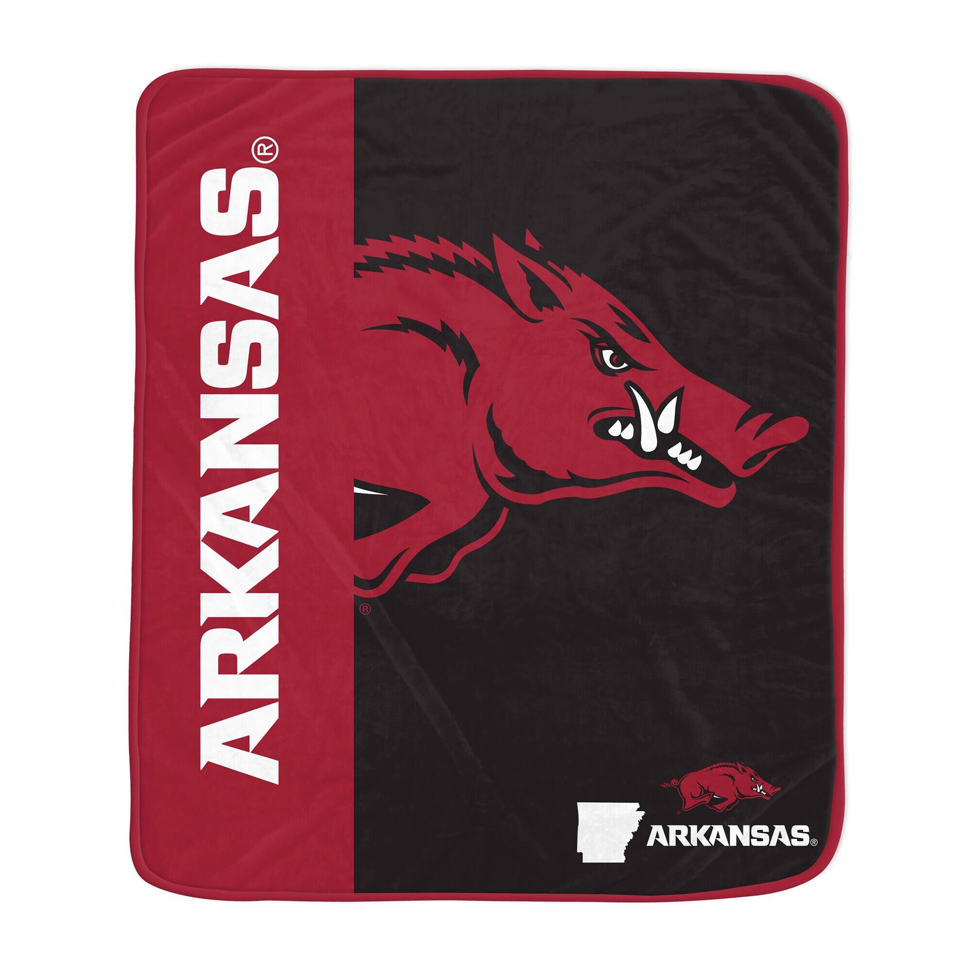 Pegasus Arkansas Razorbacks 50" x 60" Endzone Ultra Soft Throw Blanket ...