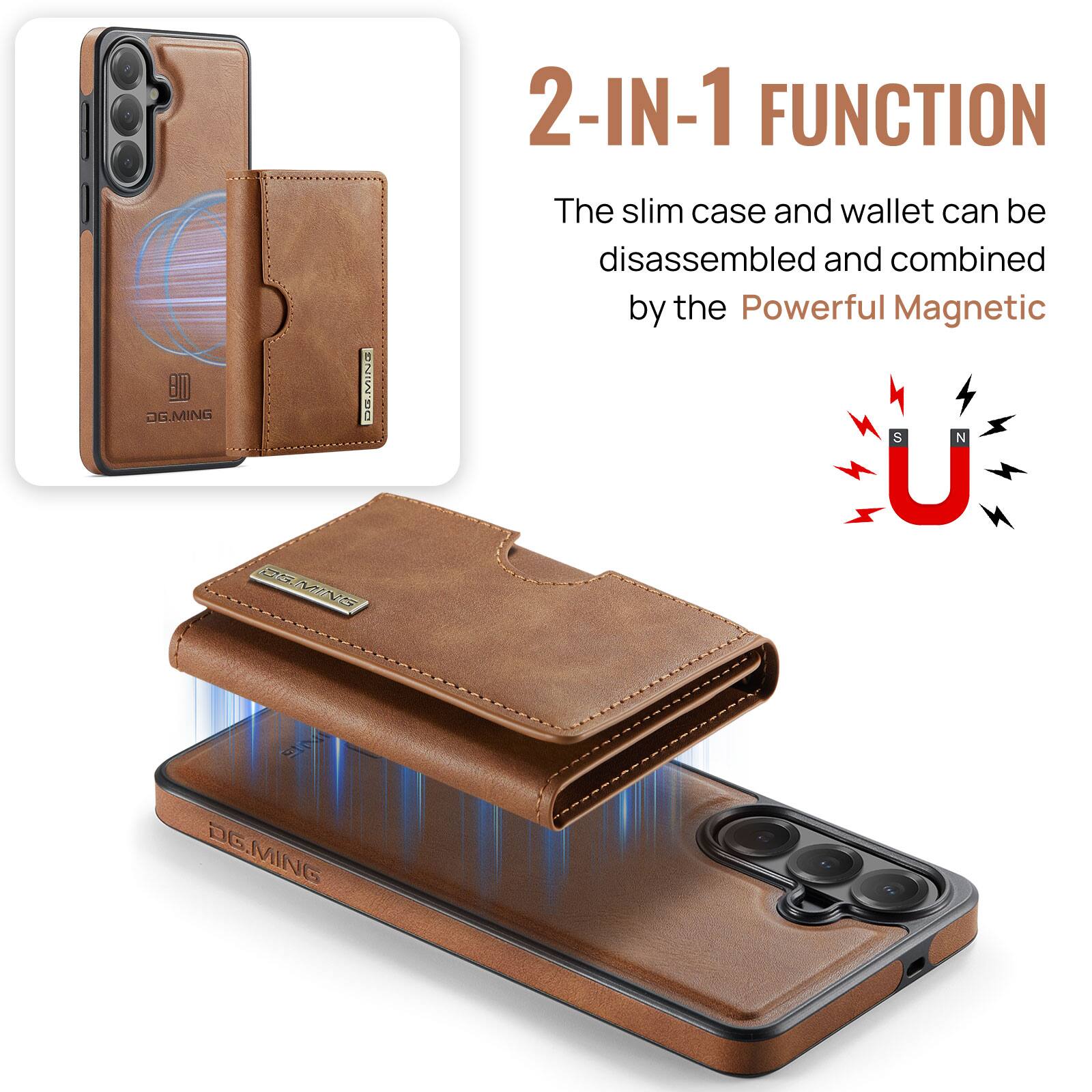 Dteck Wallet Case for Samsung Galaxy S26, Magnetic 2 in 1 Detachable ...