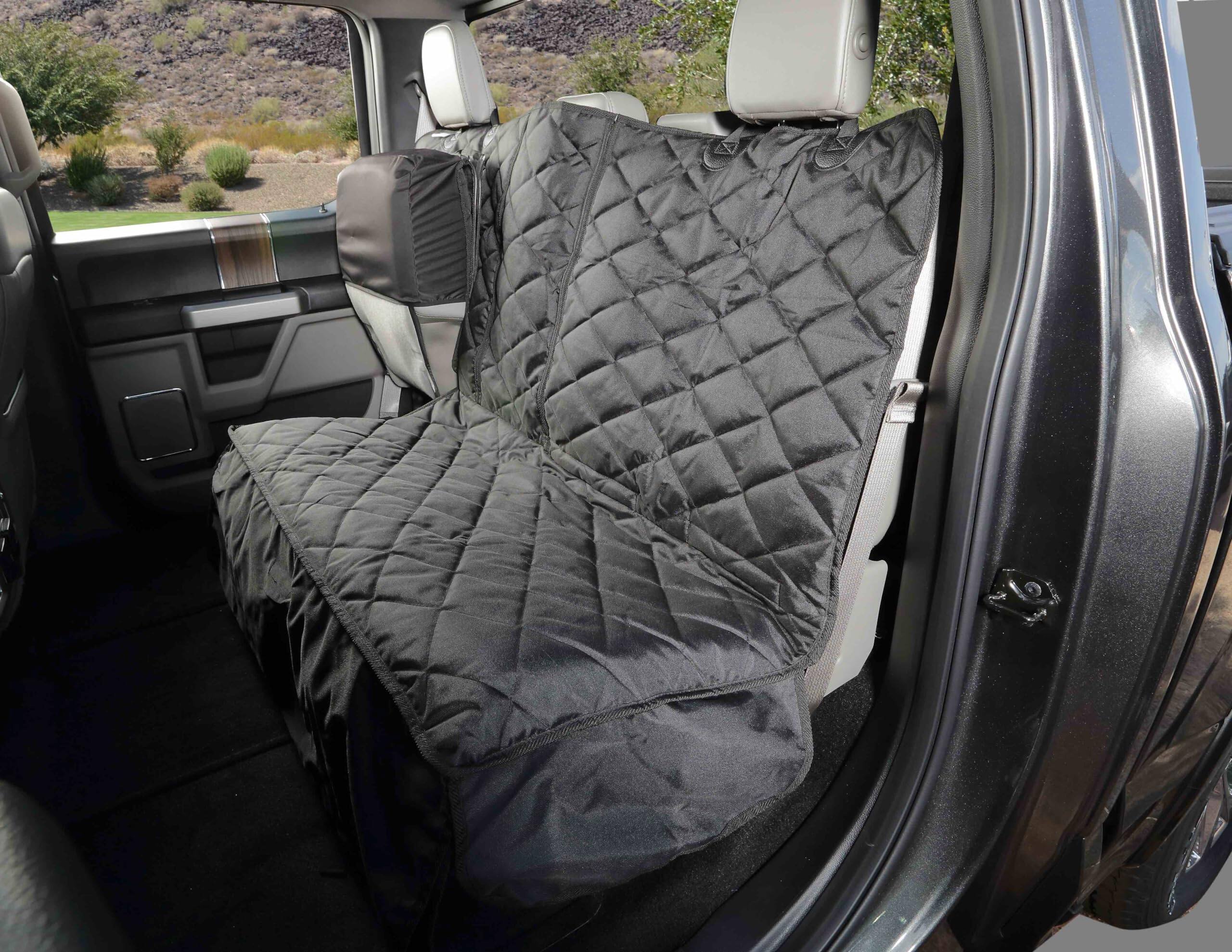 Empire DigiLabs Dog Car Seat Cover For Upgraded Pu Leather Extender ...