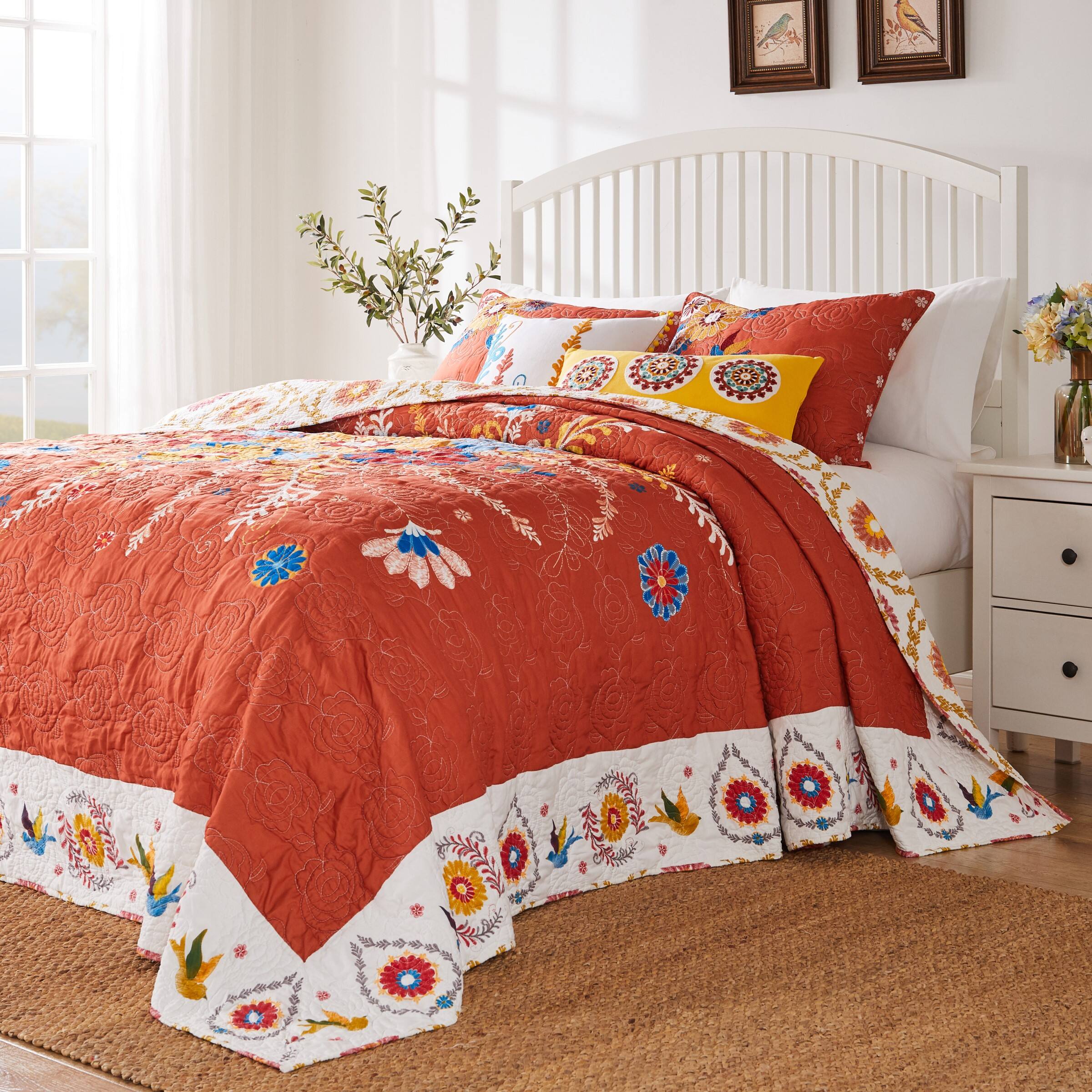 BreeBe Topanga Bedspread Set 3 Piece King/Cal King Multi GL-1703EJSK ...