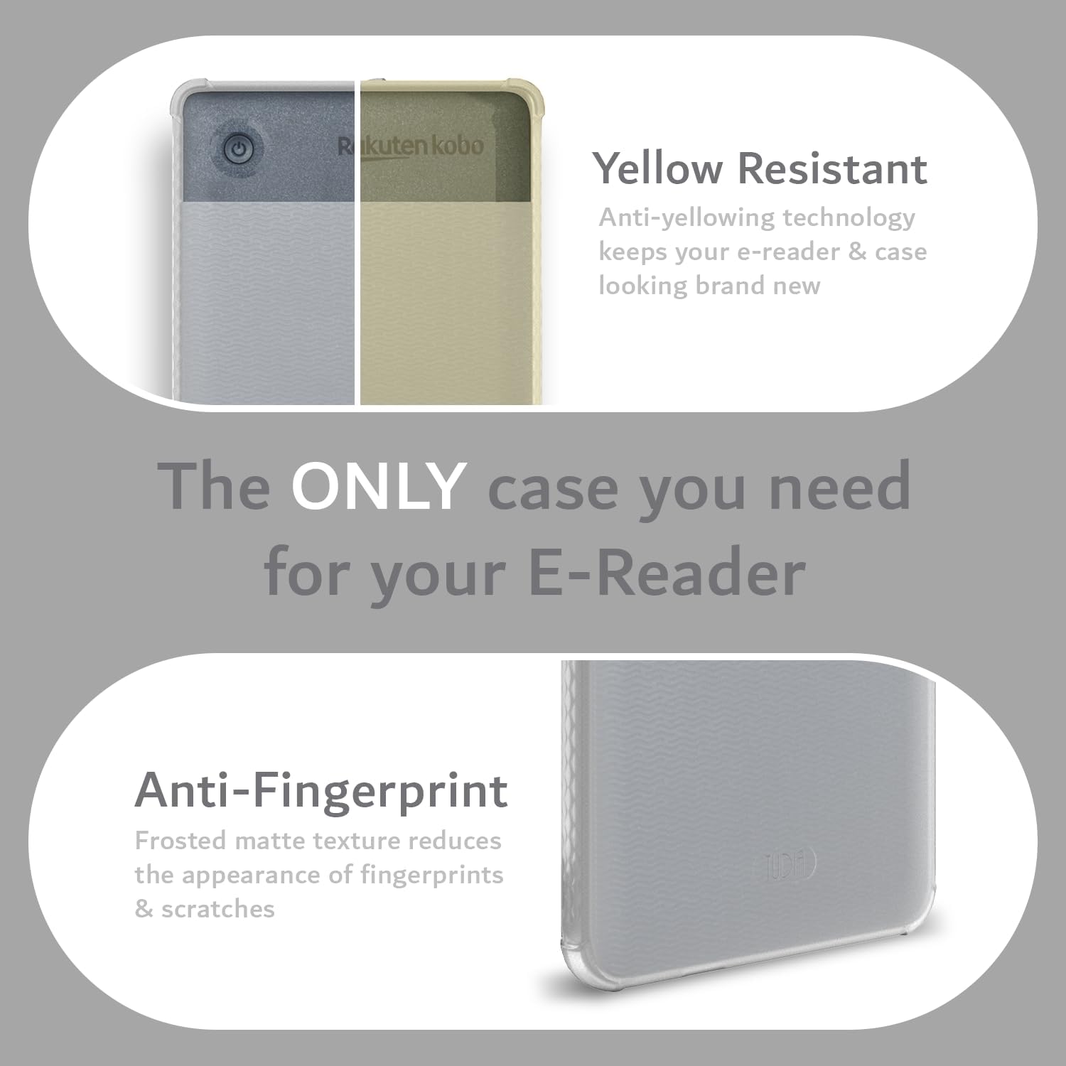 TUDIA SKN for Kobo Clara 2E Case (6") Cover [NOT FIT Colour/BW 2024 ...