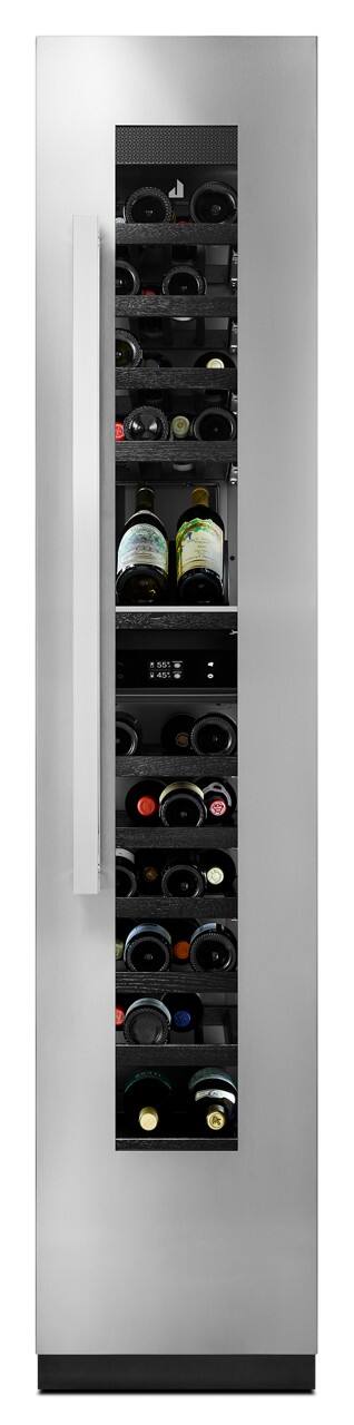 JennAir Noir Right Swing 18" Wine Column Panel Stainless Steel ...