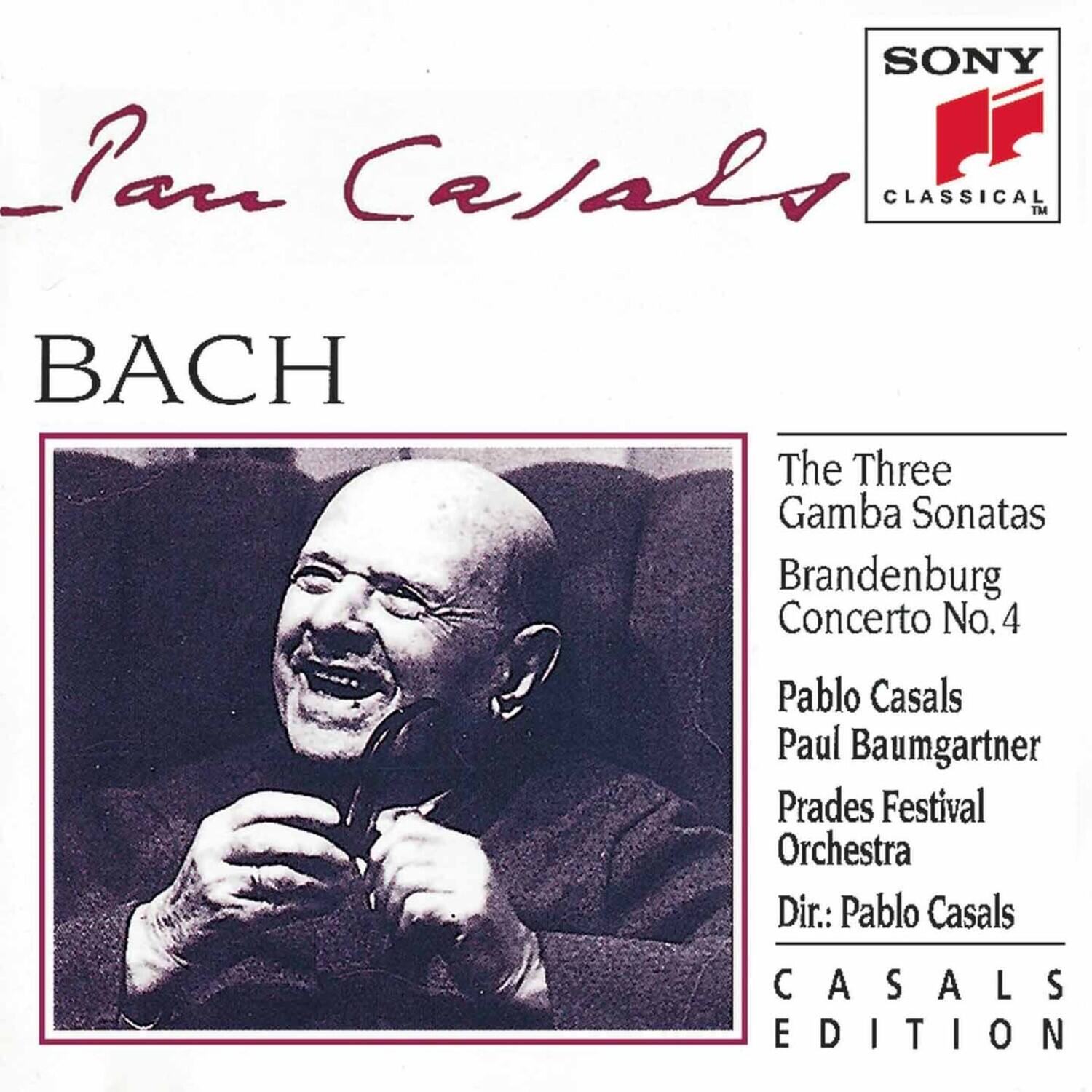 Pablo Casals Gamba Sonatas / Brandenburg Concerto 4 COMPACT DISCS [CD ...