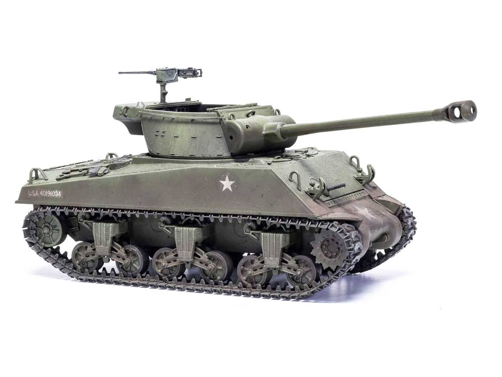 Level 3 Model Kit M36B1 Gun Motor Carriage (GMC) Tank Destroyer with 2 ...