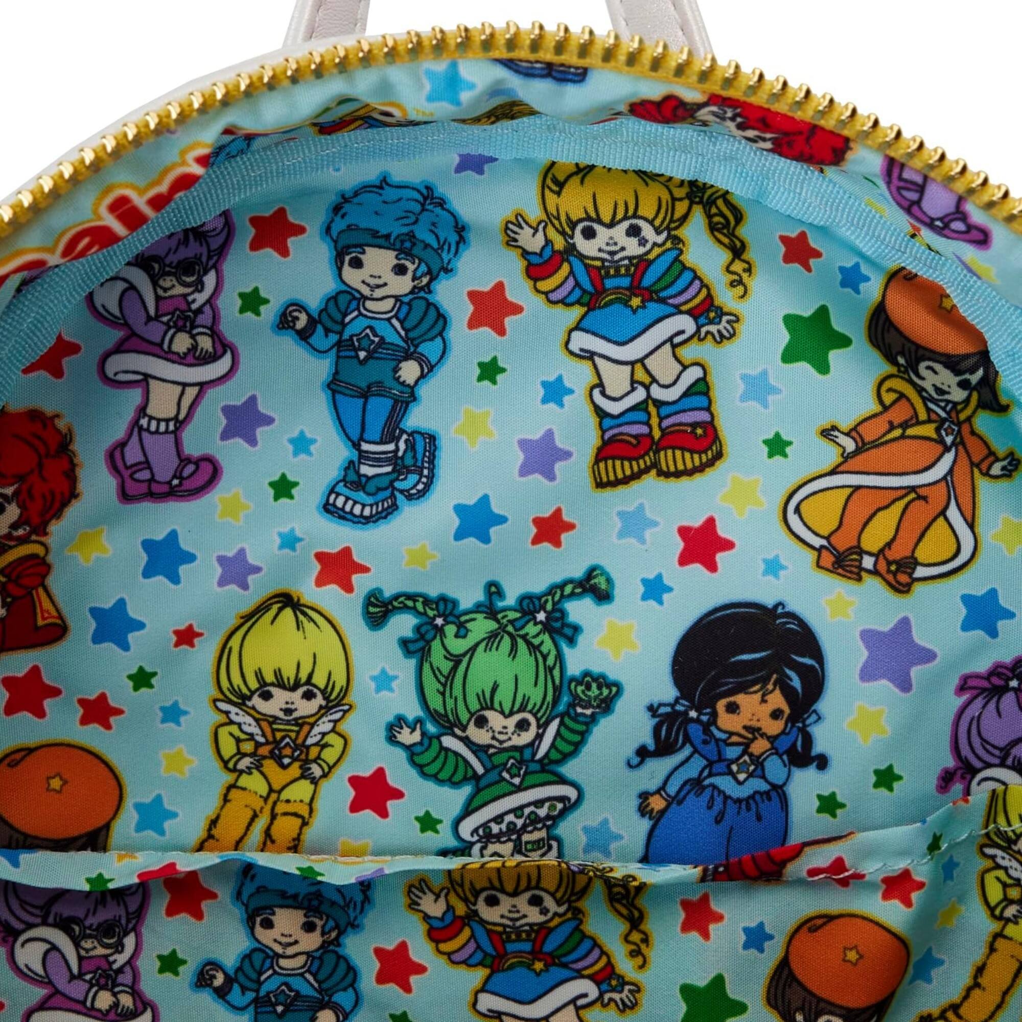 LoungeFly Rainbow Brite Cosplay Mini Backpack with side pockets Assorted Pre Pack RBRBK0001 ...