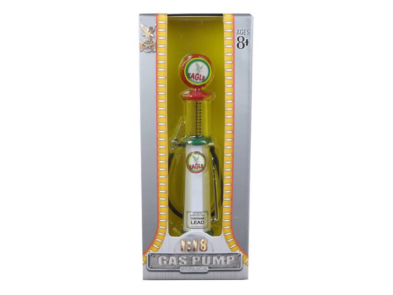Eagle Gasoline Vintage Gas Pump Cylinder 1/18 Diecast Replica by Road ...