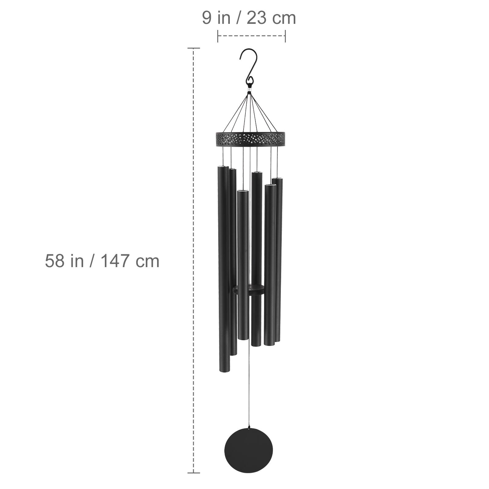 VEVOR Wind Chimes for Outside, 58 in, Deep Tone Wind Chimes with 6 ...
