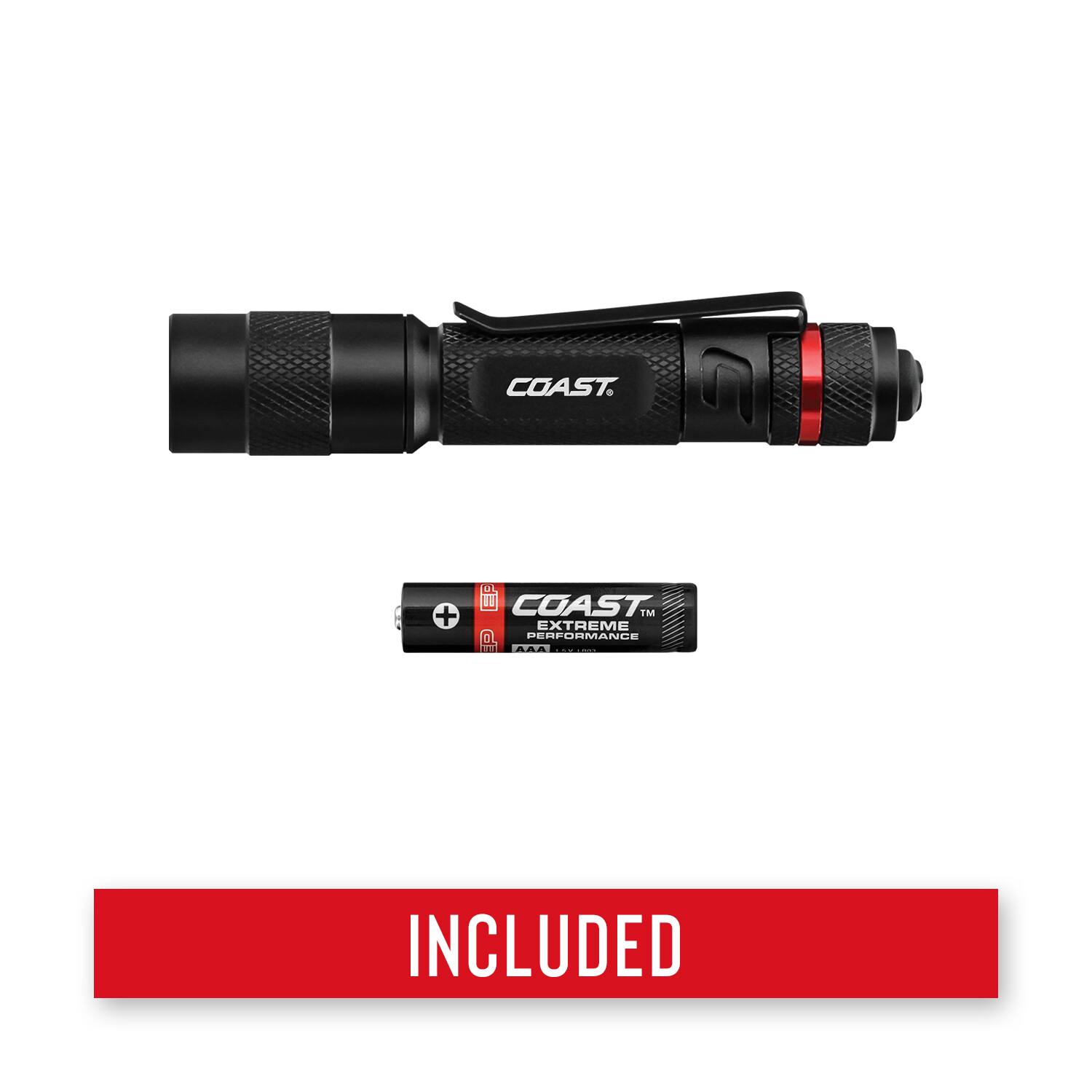 Coast COAST® G22 100 Lumen BULLS EYE™ Spot Beam LED Penlight, Battery ...
