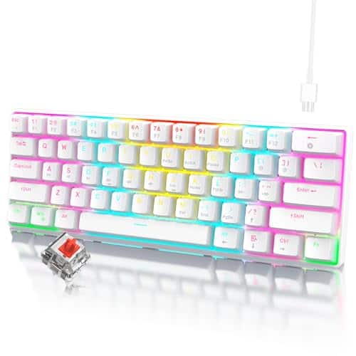 REDS Spade - Portable 60 Percent Mechanical Compact Mini Gaming For Pc ...