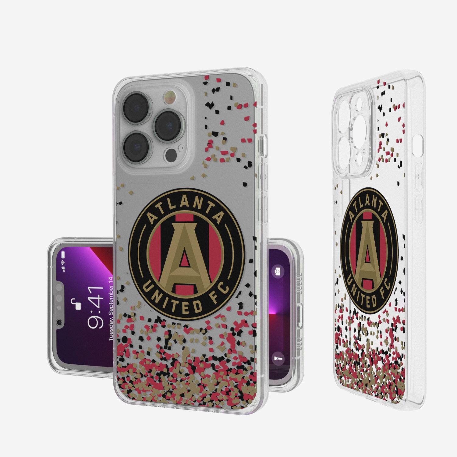 Keyscaper MLS Atlanta United FC iPhone Confetti Design Clear Case 15 ...