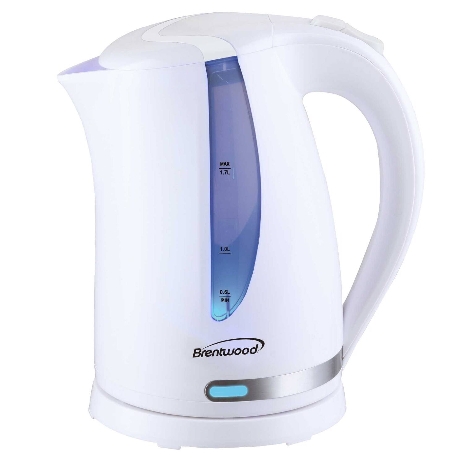 Brentwood Kt 1616w 1,100 watt Cordless Electric Kettle With Concealed Stainless Steel Heating ...