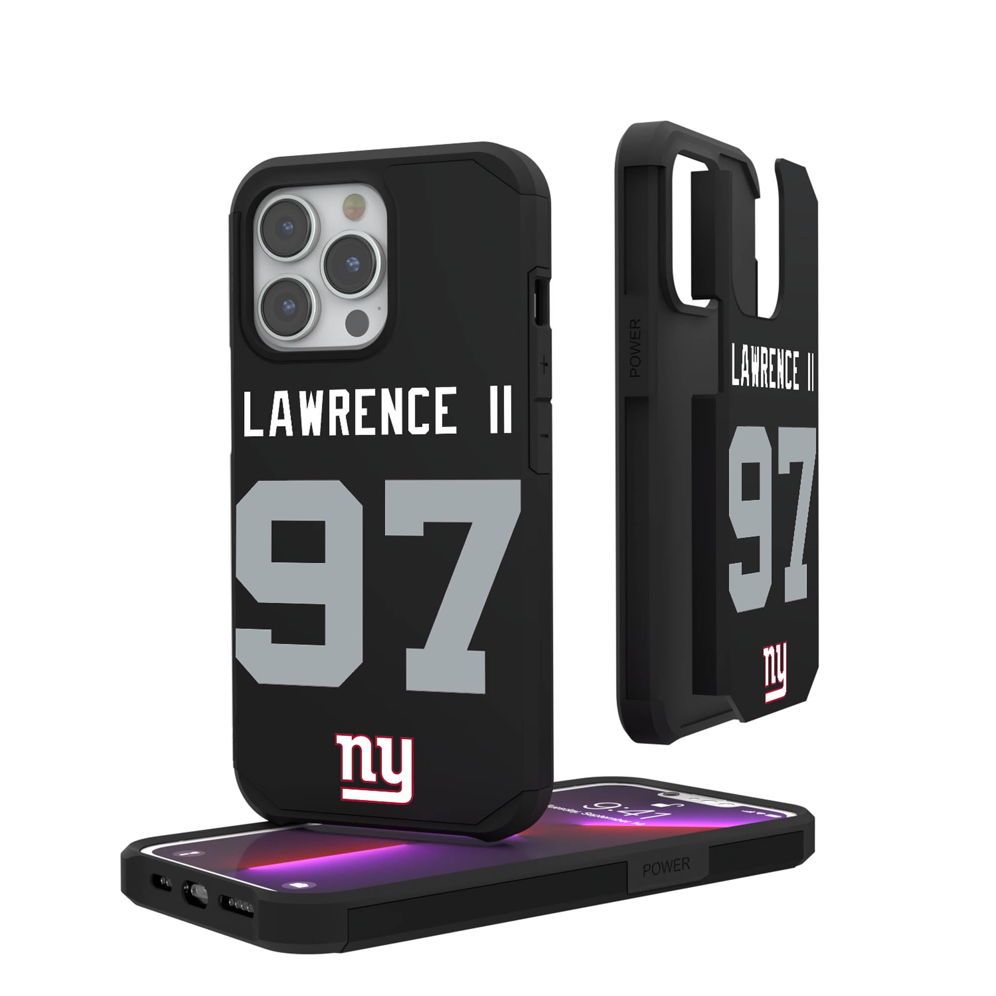 Keyscaper NFL Dexter Lawrence II New York Giants iPhone Rugged Case 14 ...