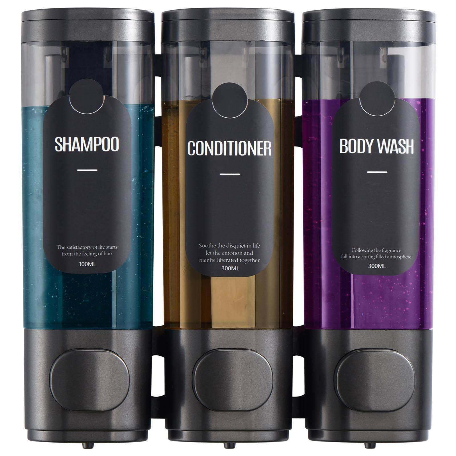 Dapper Styles 2 ch Shampoo And Conditioner Dispenser Shower Soap 2 Ch ...