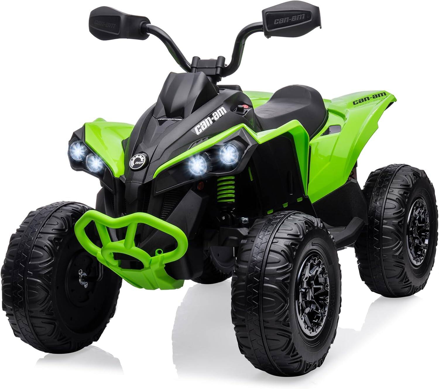 GARVEE 12V Electric Ride On ATV, Battery Powered 4 Wheeler Quad with ...