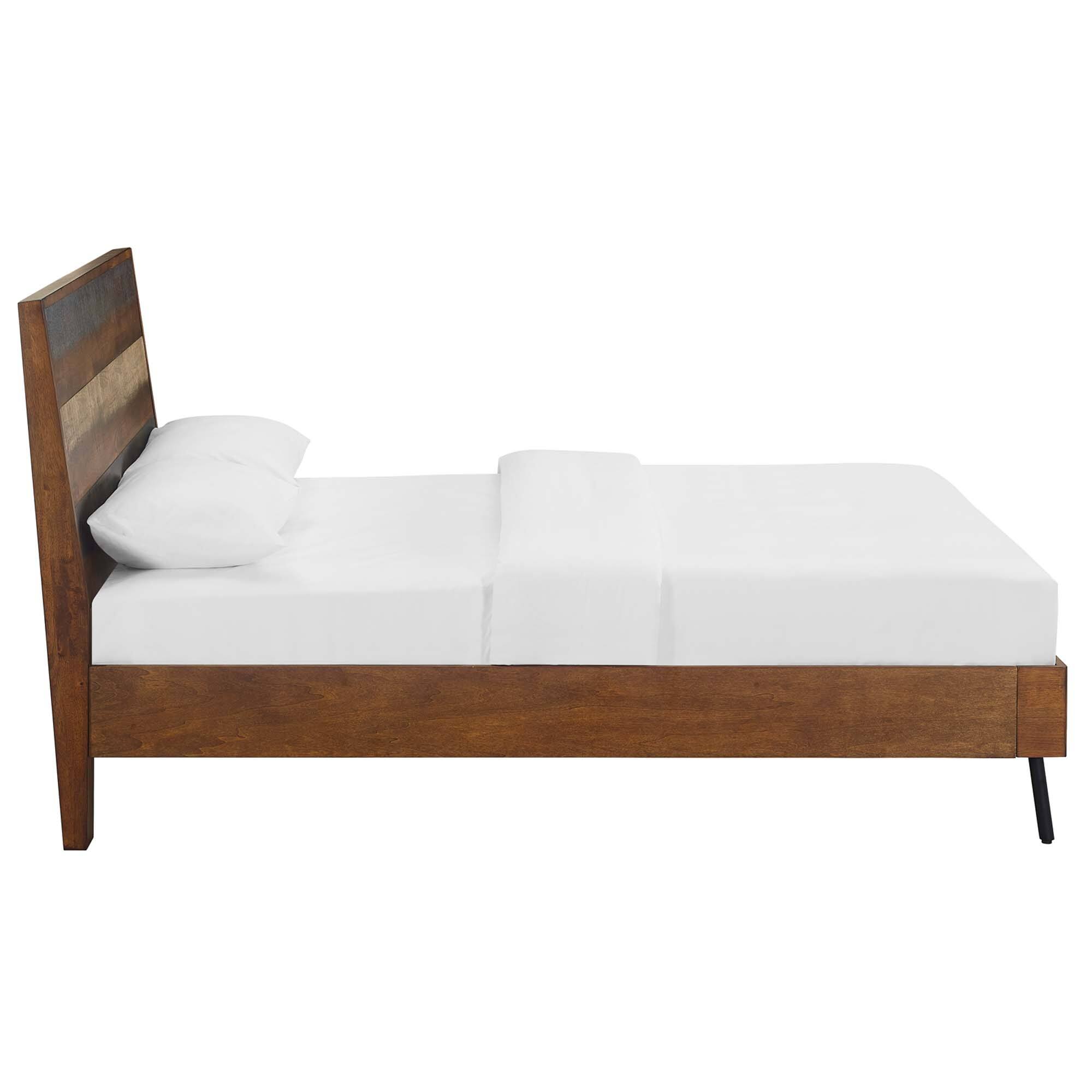 Modway Celine Channel Tufted Performance Velvet Twin Bed Red MWY-MOD ...