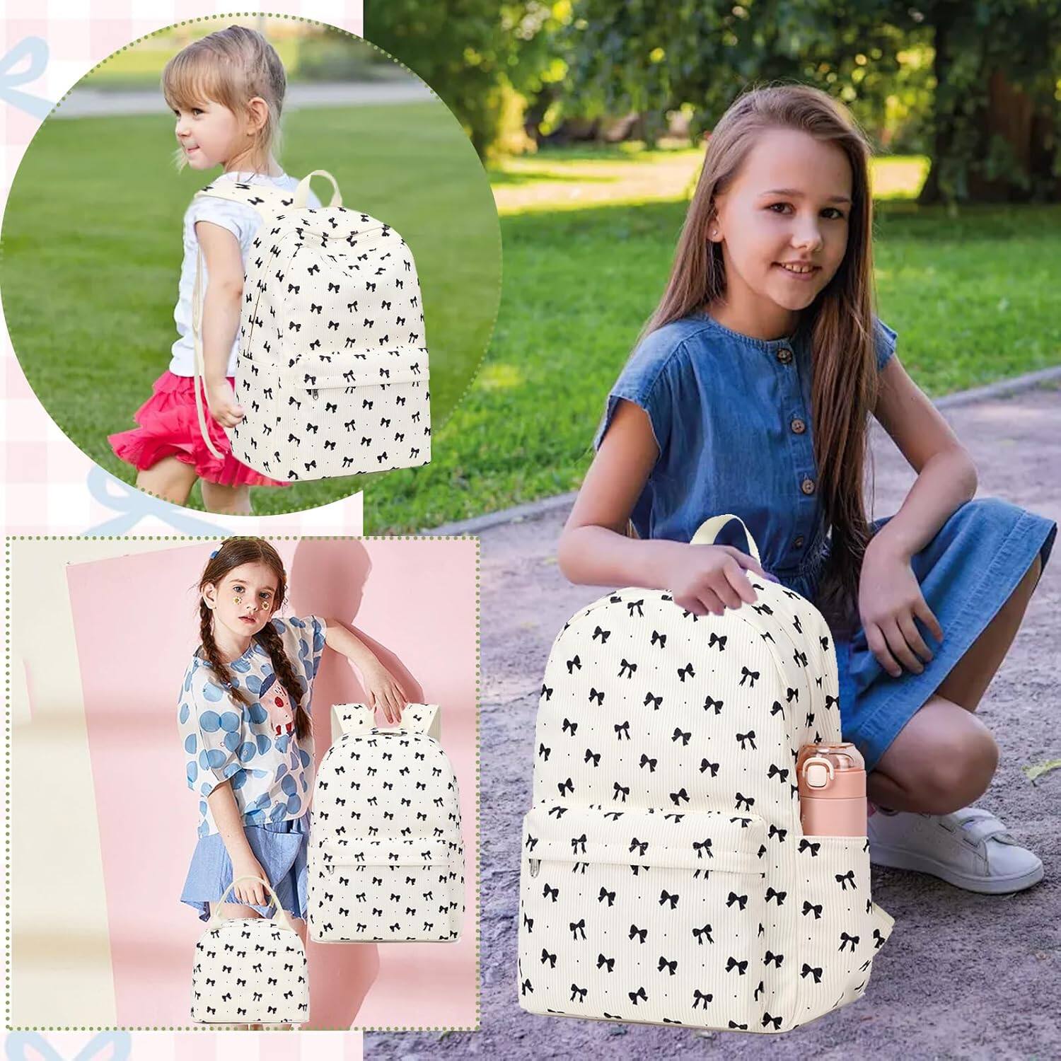 Live At Space Girls Backpack School Boys Laptop Water Resistant Middle ...