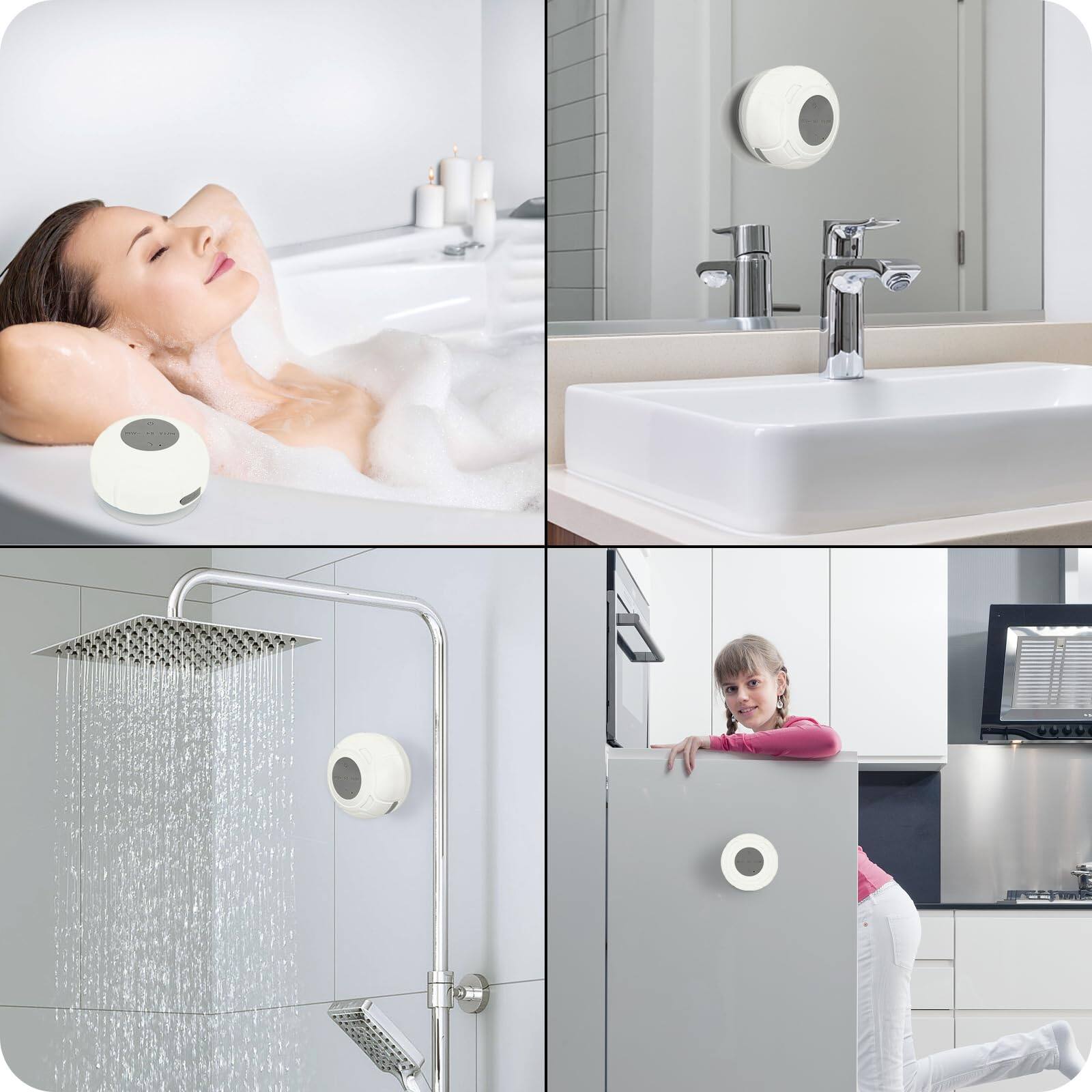 Cedar Assembly Shower Waterproof Wireless Mini Cute Portable Water ...