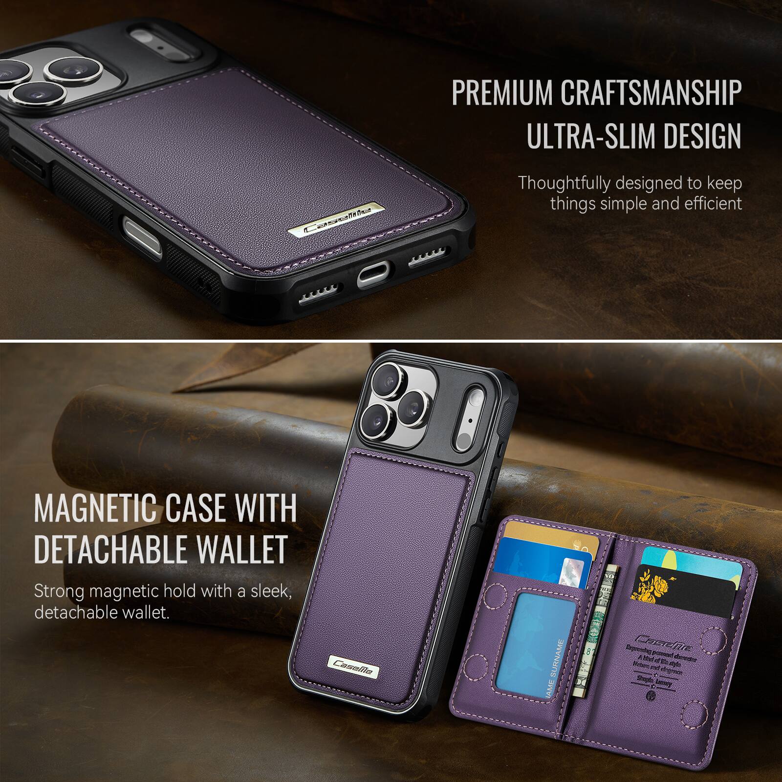 Dteck for iPhone 17 Pro Max Wallet Case with RFID Blocking Credit Card ...