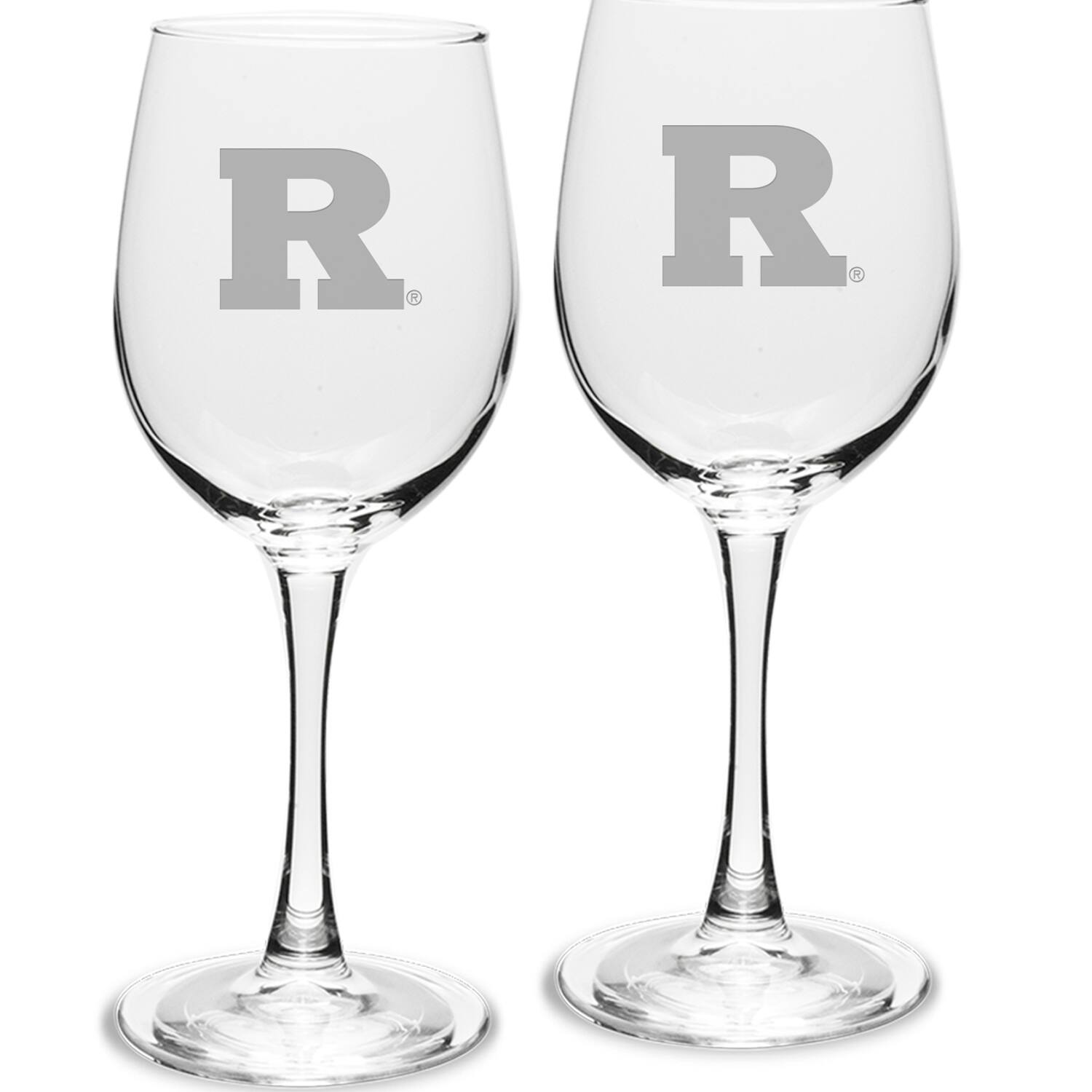 Jardine Rutgers Scarlet Knights 2 Piece 12oz. Traditional White Wine ...