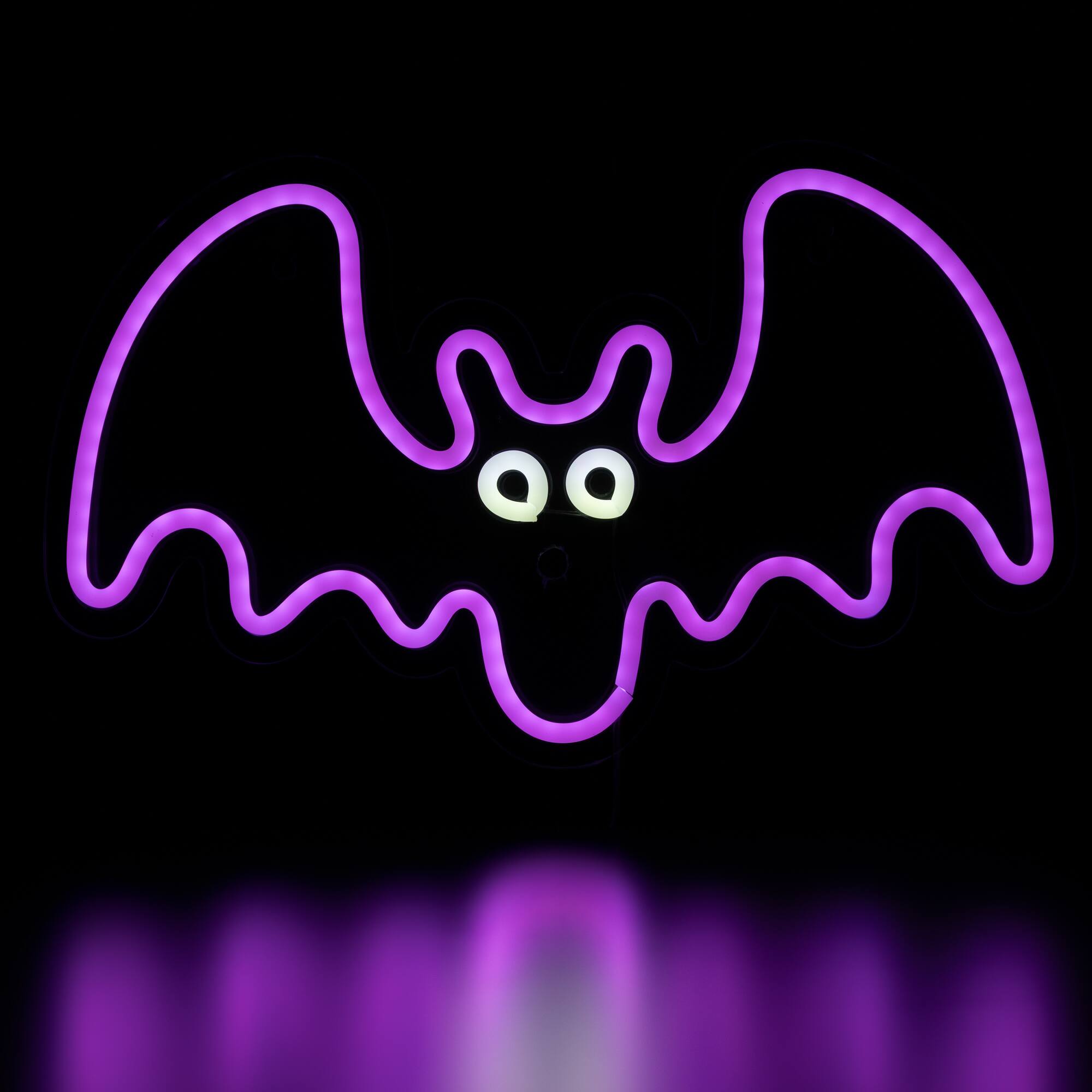 Northlight LED Neon Lighted Halloween Bat Wall or Window Decoration 15 ...