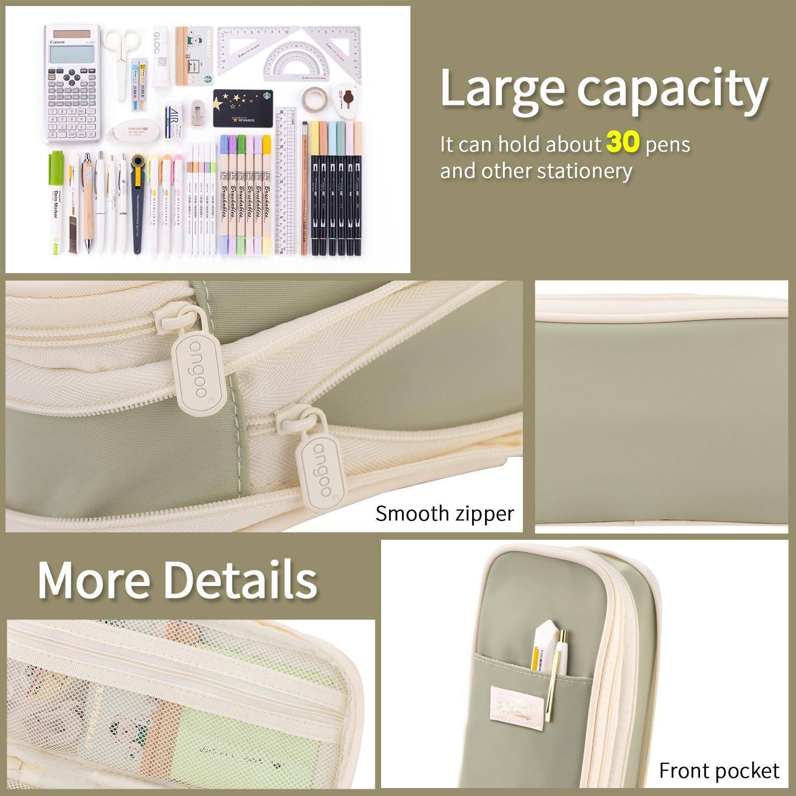 Paradigms Interiors Big Capacity Pencil Case Large Pouch Stationery Pen ...