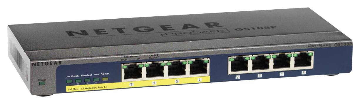 Best Buy: NETGEAR ProSafe 8-Port 10/100/1000 Mbps Gigabit Ethernet ...