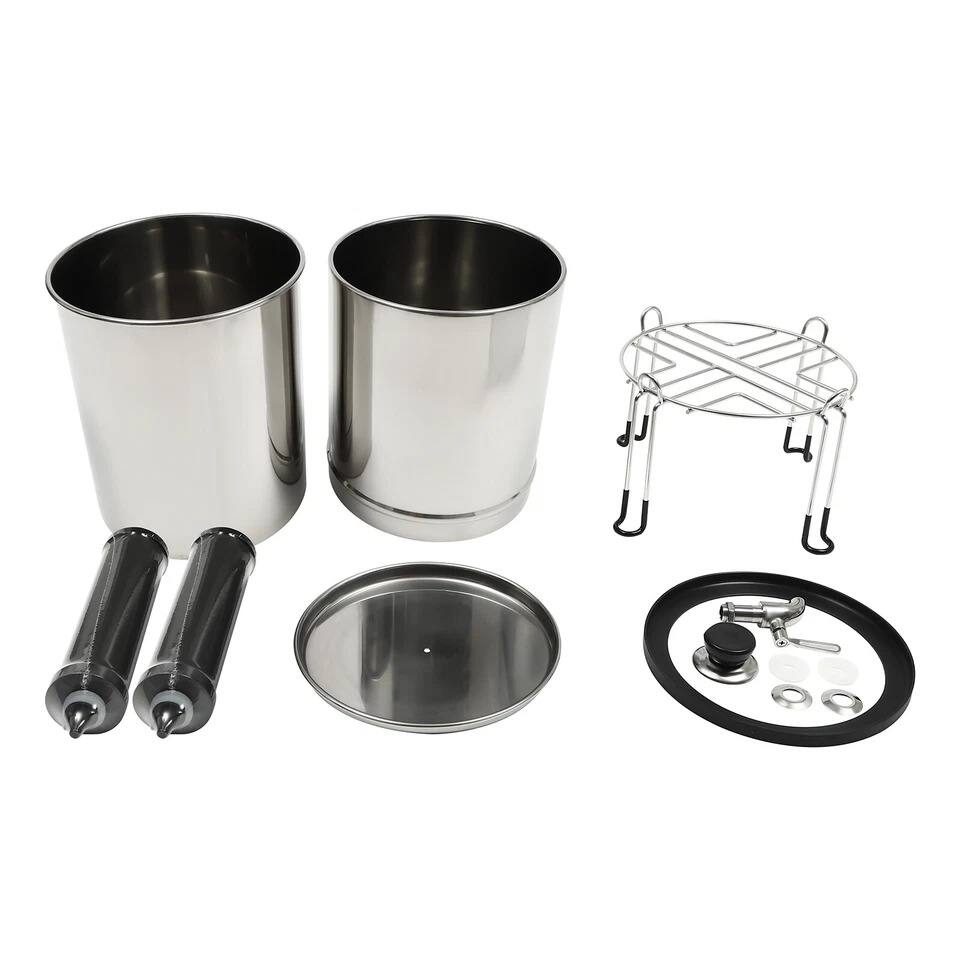 Home Collection 2.25 Gal Stainless Steel Gravity fed Water Filter ...