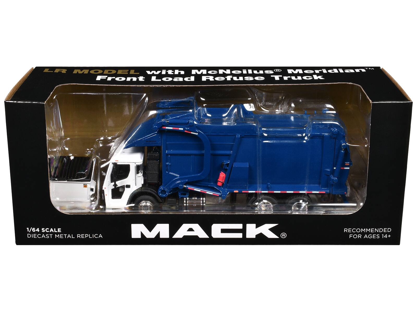 First Gear Mack LR Refuse Garbage Truck with McNeilus Meridian Front ...