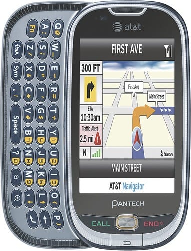 Best Buy: Pantech Ease Mobile Phone Blue (AT&T) P2020