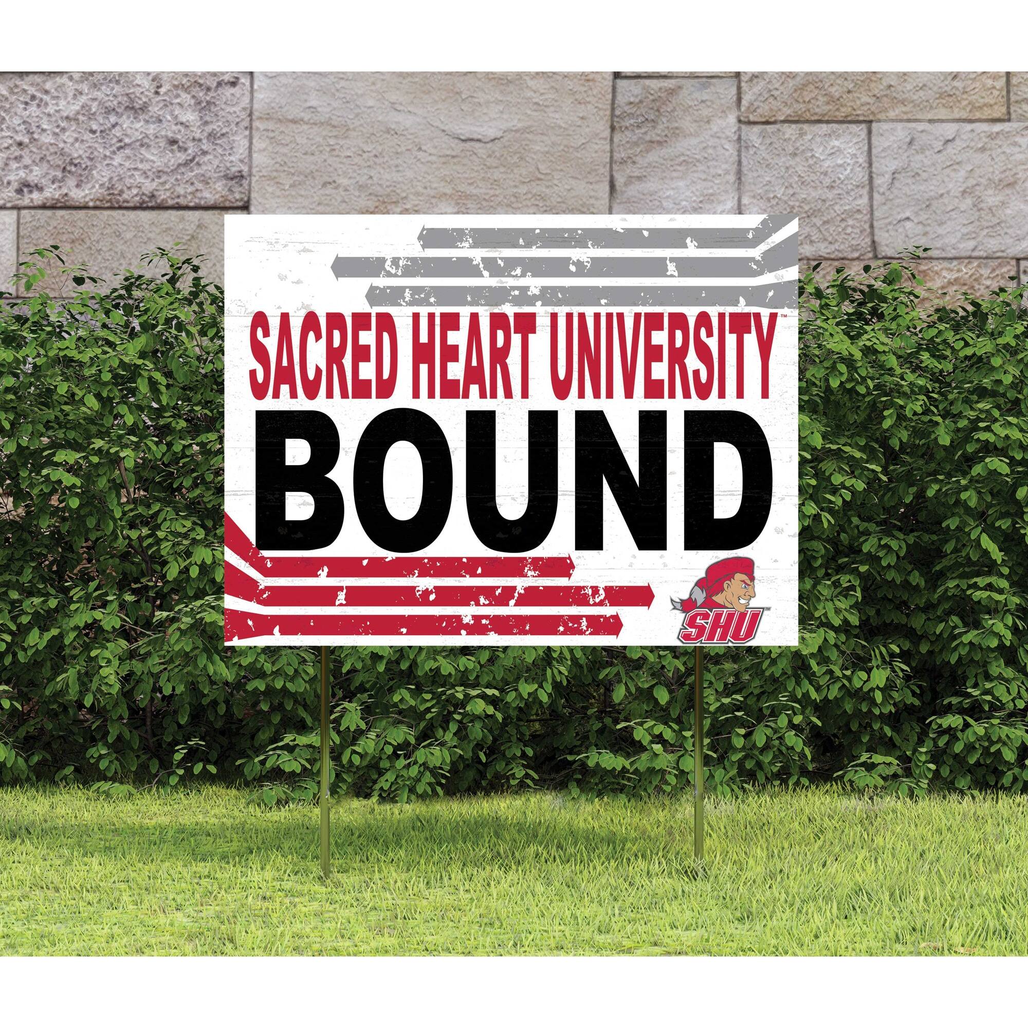 Jardine Sacred Heart Pioneers 18" x 24" Team Yard Sign White 200639133 ...