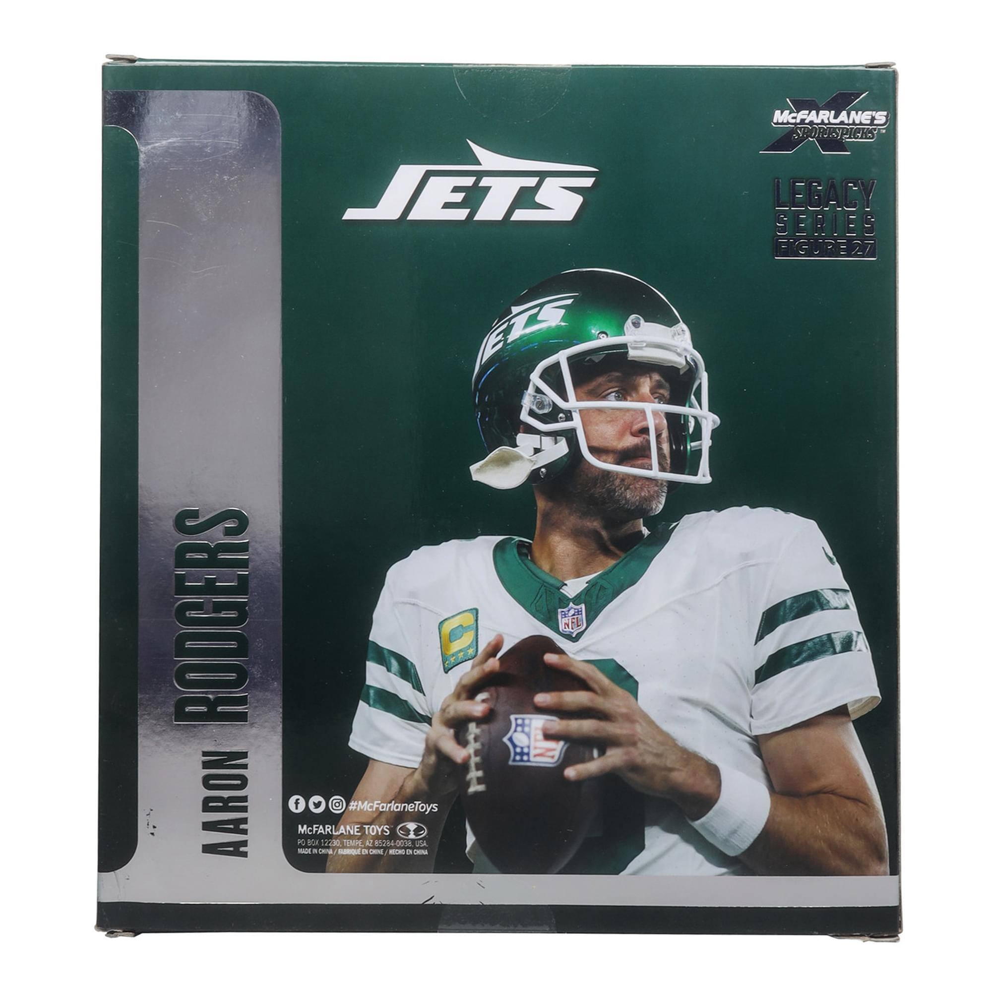 McFarlane Toys McFarlane NFL Aaron Rodgers (New York Jets) Action ...