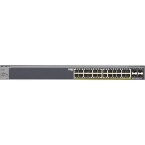 NETGEAR ProSAFE 24 Port Gigabit Ethernet Switch Gray GS728TPP-100NAS ...