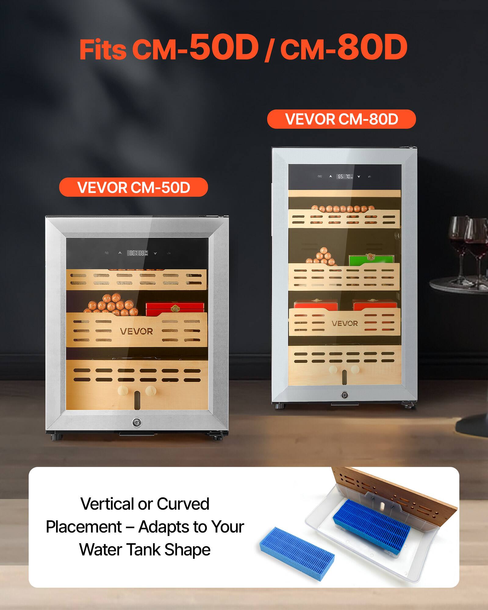 VEVOR Humidifier Replacement Filter, Single Pack Humidifying Pad for CM ...