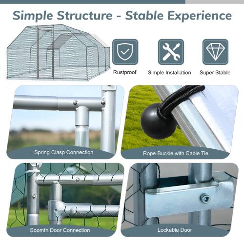 Simple Structure - Stable Experience- Rustproof- Simple Installation ...