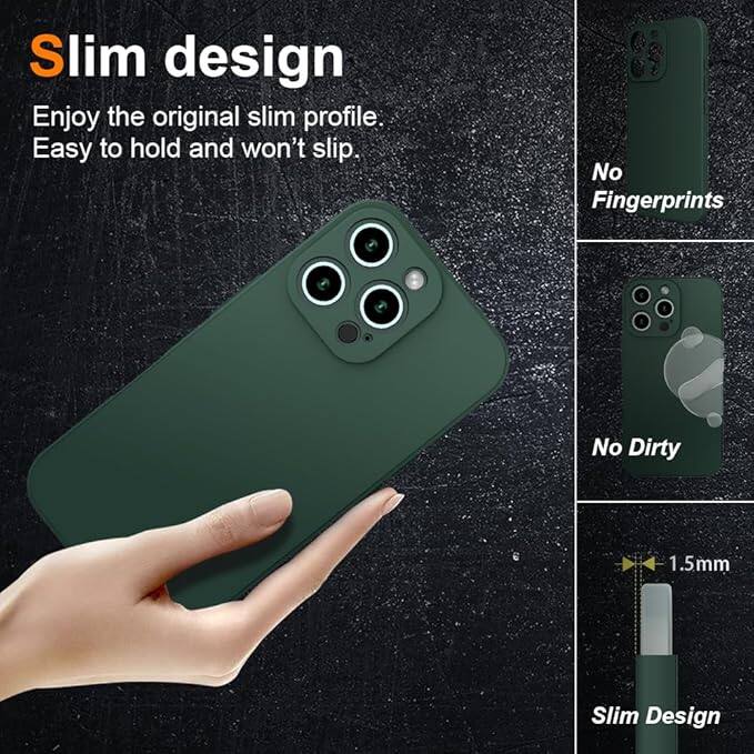 Gravity Ridge for iPhone 15 Plus Slim Thin Ultra Flexible Silicone ...