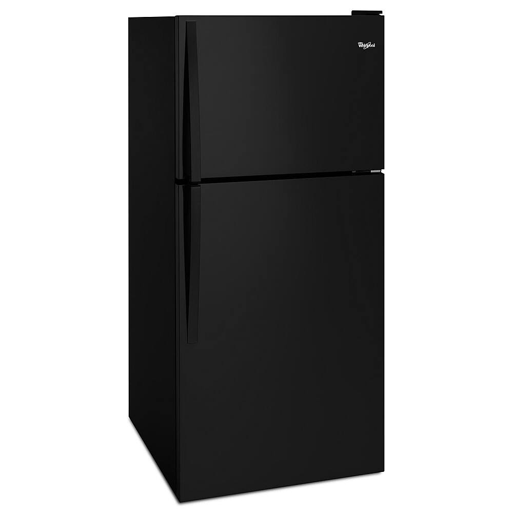 Whirlpool 18.2 Cu. Ft. Top Freezer Refrigerator Black WRT318FZDB - Best Buy