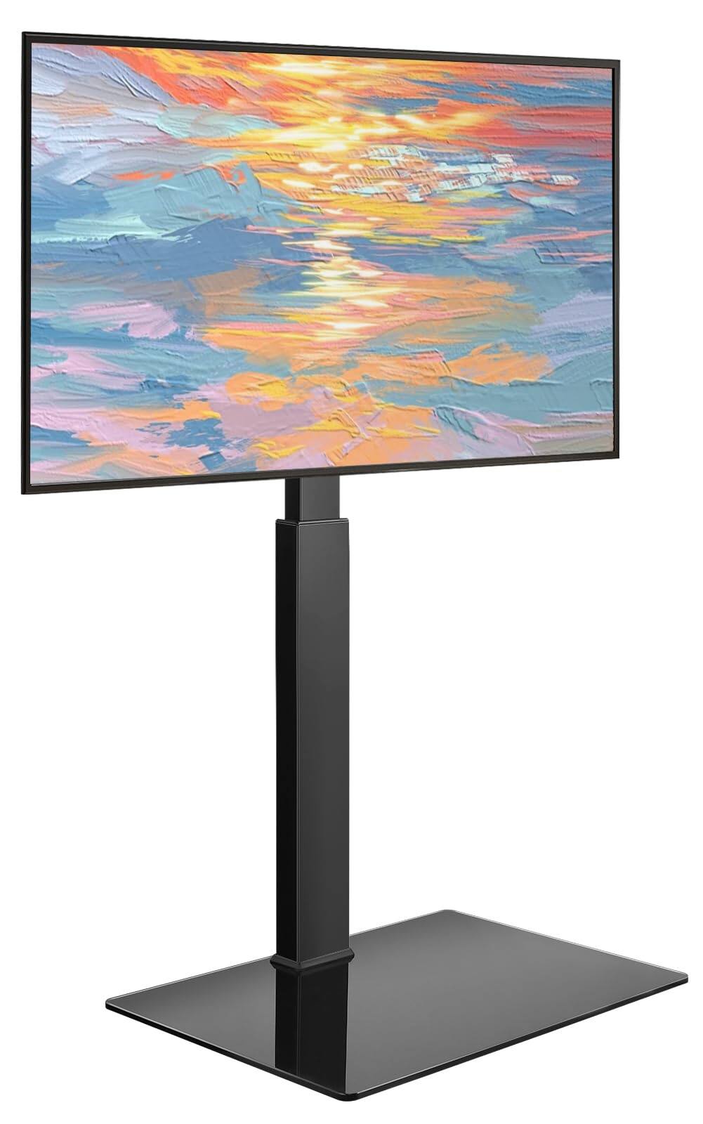 Cedar Assembly Floor Tv Stand For Led Screen Adjustable With Mount ...
