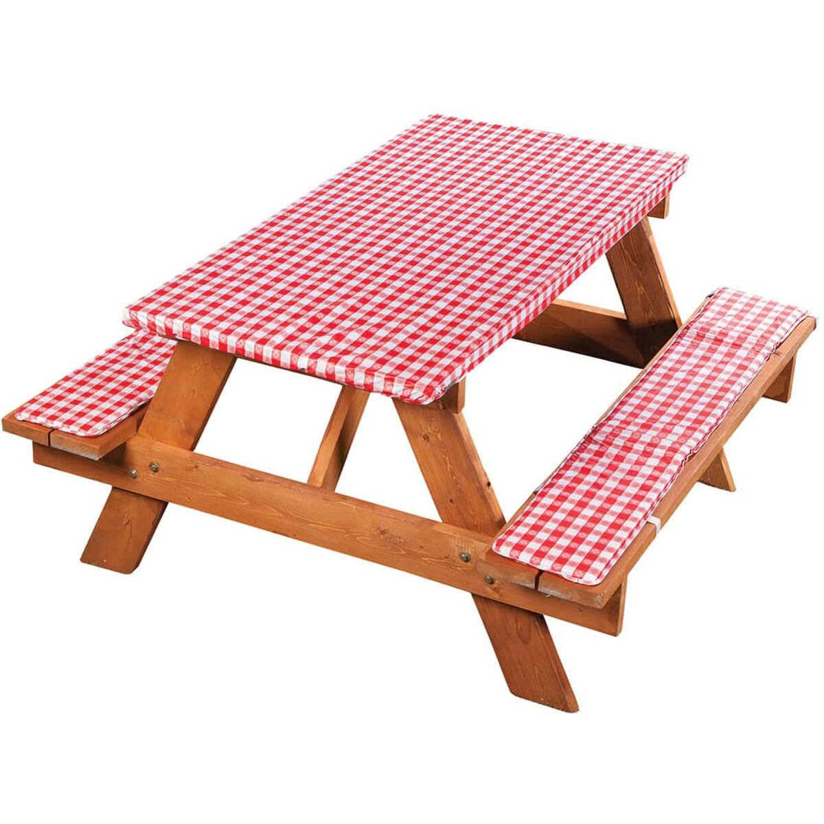 Coghlan’s Coghlan's Picnic Table Set, Easy to Clean XL Tablecloth w ...