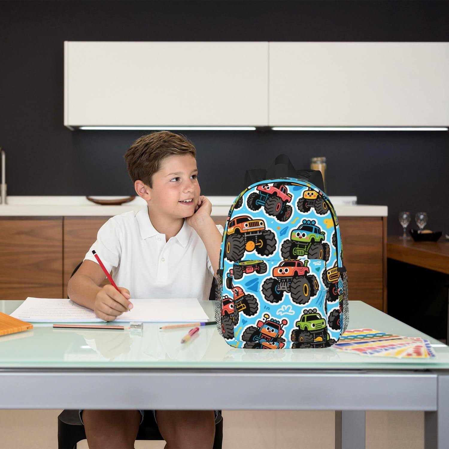 Live At Space Kids Backpack School Elementary Lightweight Students ...