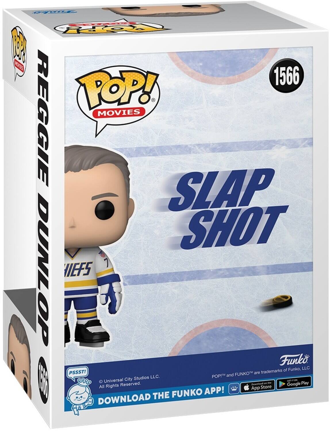 Funko POP! MOVIES: Slap Shot Reggie Dunlop COLLECTIBLES Multicolor ...