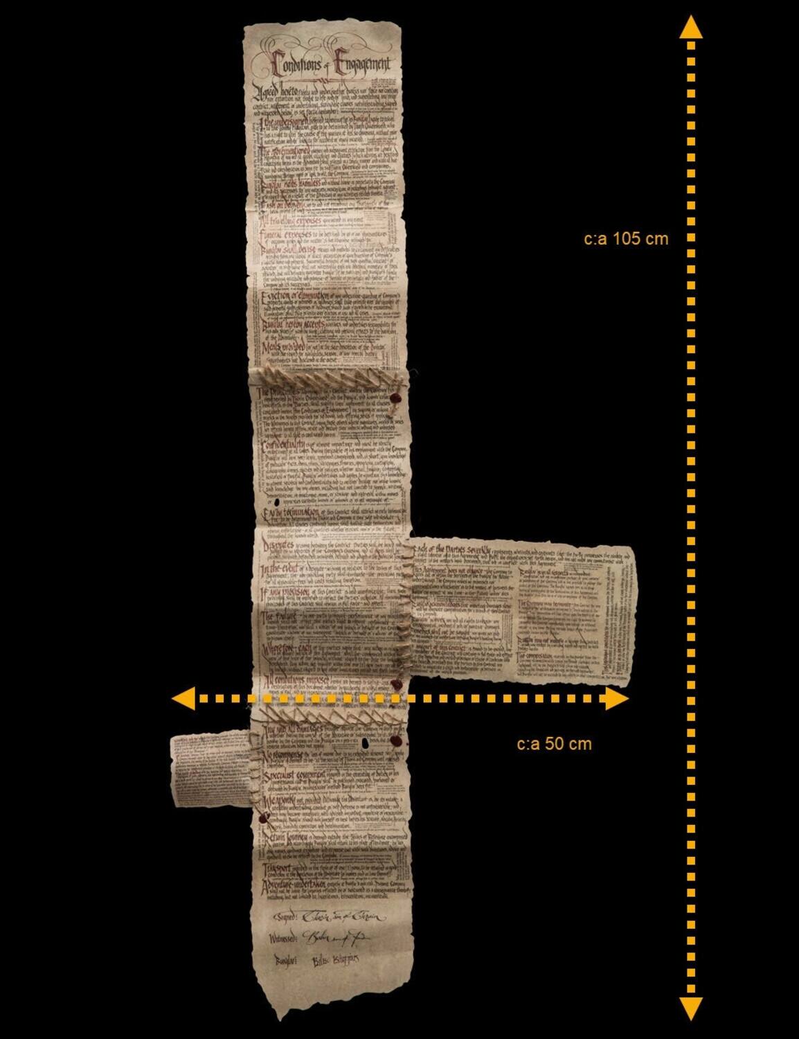 Weta Workshop Mini Prop Replica The Hobbit The Burglar Contract of ...